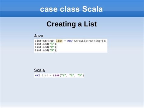 Case Class Scala
