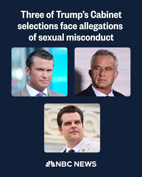 Nbc News Three Of President Elect Trumps High Profile Picks To Join