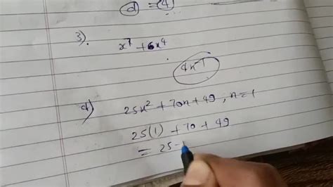 Multiple Choice Questions The Degree Of The Polynomial Ax Bx Pxq