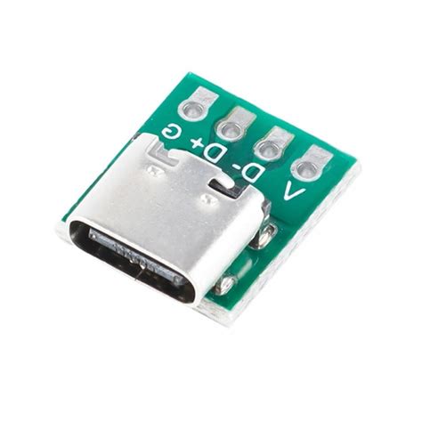 Buy Voltify Usb Type C 4 Pin Female Connector Breakout Online In India