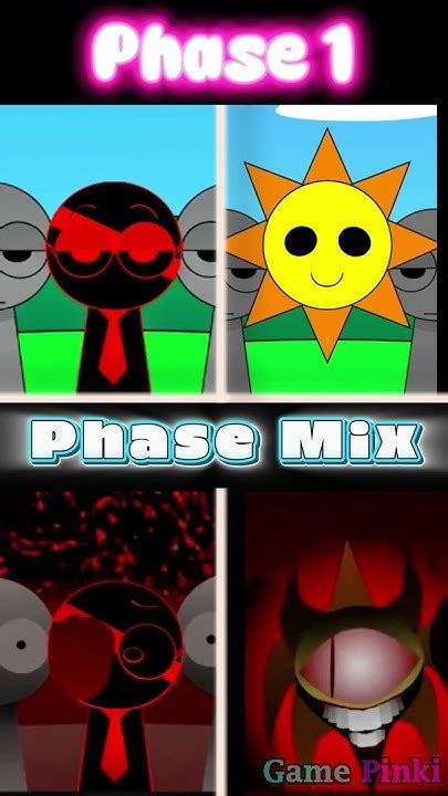 Sprunki Phase1 Vs Phase Mix🎱🌞😋 Noe Mrsun Sprunki Incredibox