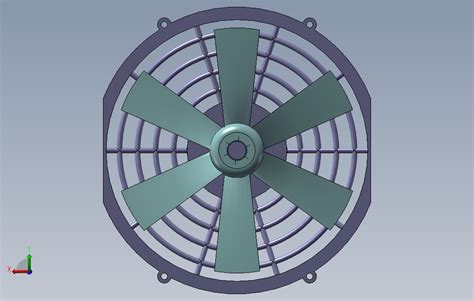 散热风扇模型solidworks 2012模型图纸下载 懒石网