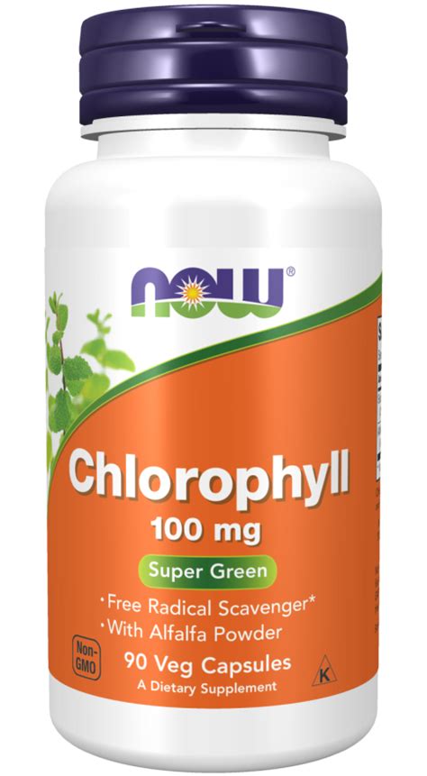 Now – Хлорофил 100 Мг – 90 Капсули | N PHARMACY