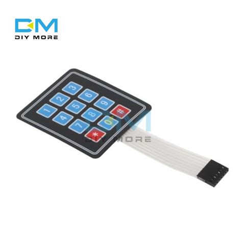 Matriz De Matriz Membrana De Tecla De Teclado Módulo De Teclado De
