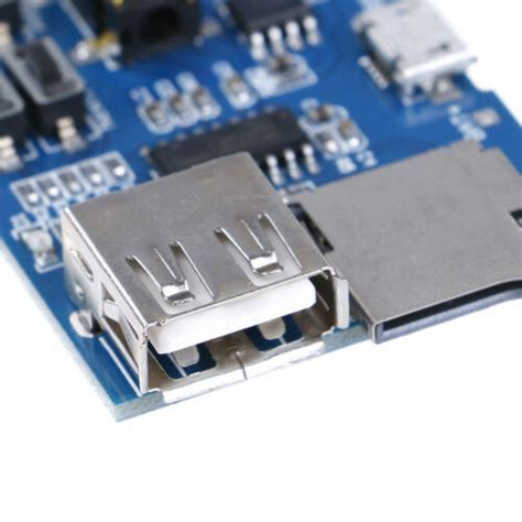 Tf Card U Disk Mp3 Decoder Board Amplifier Decoding Audio Player Module Ebay