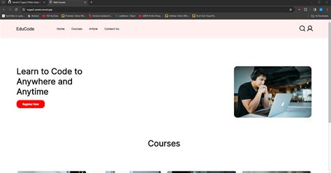 Tugas Pertemuan 3 PWeb Membuat Course Website