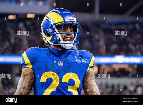 Los Angeles Rams Running Back Kyren Williams 23 During A NFL