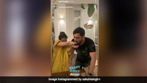 Sakshi Singh Dhonis Birthday Is A Delicious Fare With Two Cakes Ndtv Food