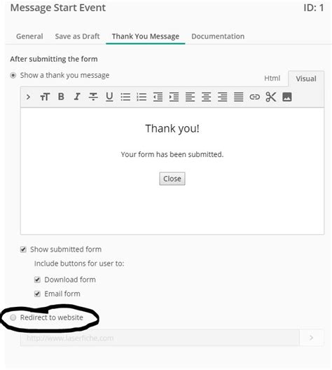 Auto Redirect Back After Timing Laserfiche Answers