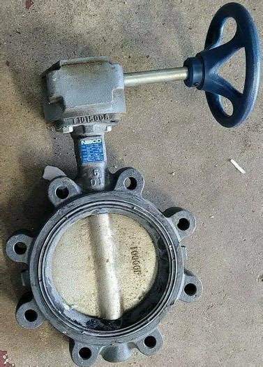 Used 6 Nibco Butterfly Valve Nbr Seat Ld 3110 250 Psi Cwp 180 F Max