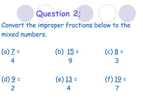 Fractions Year 5 Ppt