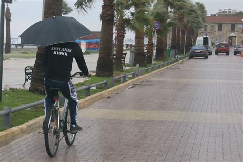 Yellow Warning For Thunderstorm Flooding On Paphos Limassol Highway