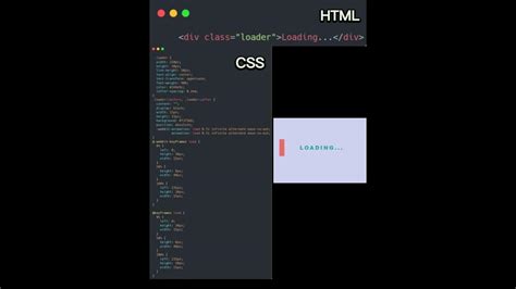 loading animation css css coding code shortsvideo k2khode735 youtube