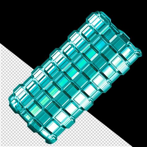 Symbole Turquoise Composé De Losanges PSD Premium