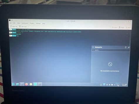 Broadcom Wifi Adapter Isnt Showing Any Wifi Networks To Connect To On