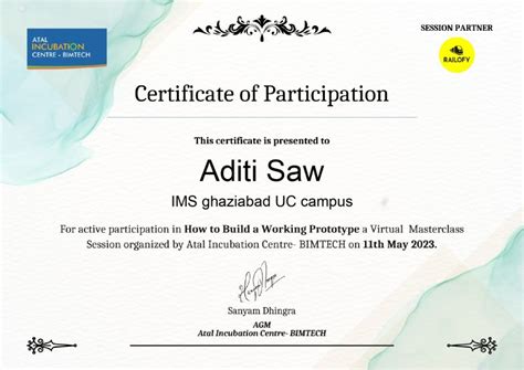Aditi Saw On Linkedin Opportunity Building University Thankyou