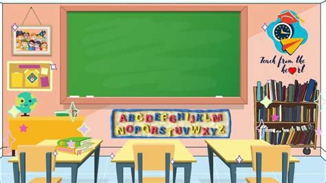 Animated Background Classroom For Video Lesson 3 Motion Background