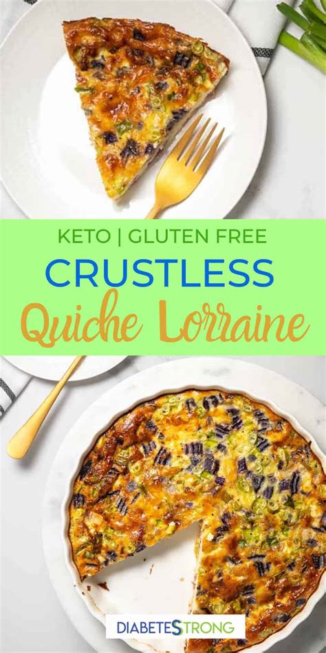Crustless Low Carb Quiche Diabetes Strong