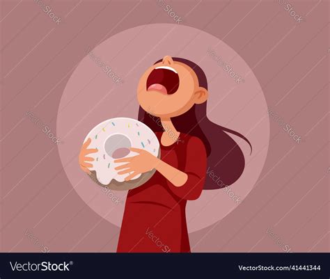 Hungry Cartoon Girl