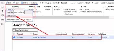 Ax D365fo Add A Contact To Customer Record Ax Dynamics 365 For
