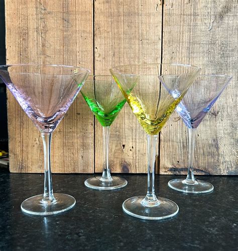 Vintage Martini Glasses Vintage Cocktail Glasses Vintage Barware