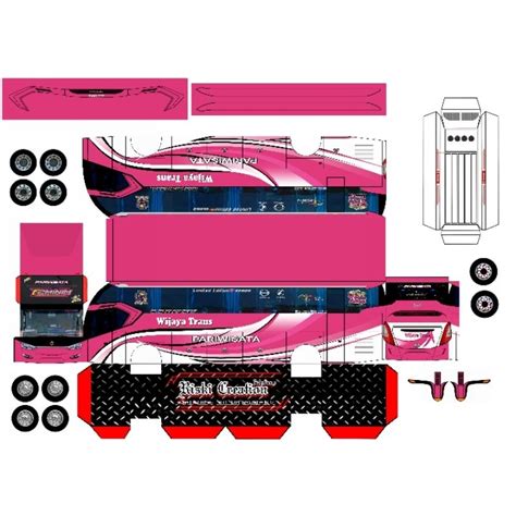 Jual Lembaran Papercraft Bus Wijaya Trans Shopee Indonesia