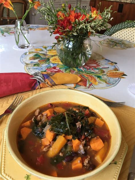 Sweet Potato Kale Soup Annie Falkannie Falk