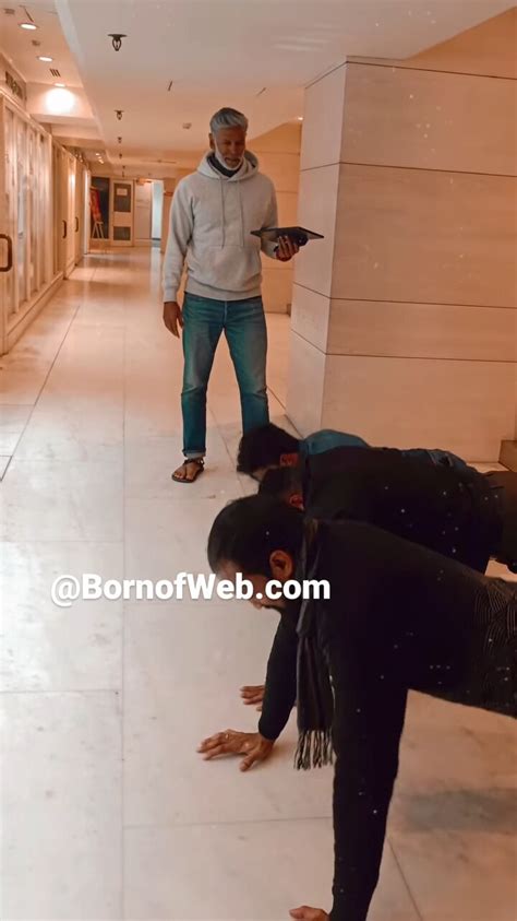Milind Soman Demands Paparazzi Do Push Ups Before Allowing To Take His