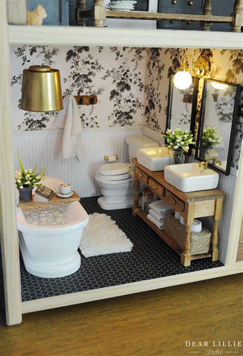 Dollhouse Our Bathrooms Dear Lillie Studio