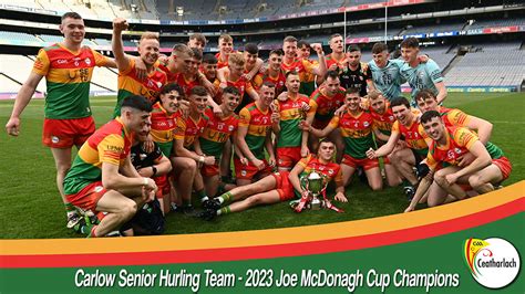Carlow Are Champions After Thrilling Joe Mcdonagh Cup Final Carlow Gaa