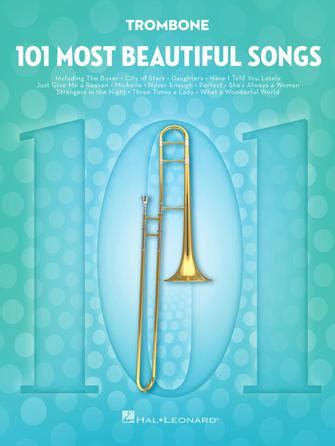 101 Most Beautiful Songs For Trombone Sheet Music Instrumental