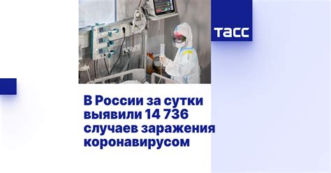 В России за сутки выявили 14 736 случаев заражения коронавирусом