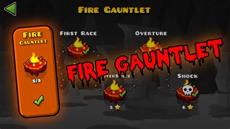 Прохожу Fire Gauntlet в Geometry Dash YouTube