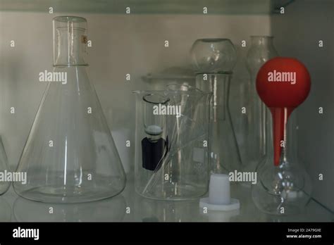 Chemical Laboratory Containers For Experiments Scientific Test Stock Photo Alamy