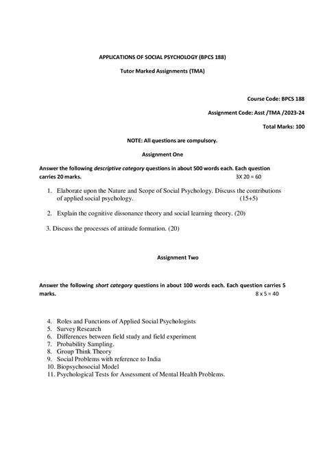 Download IGNOU BPCS 188 Solved Assignment 2023 24 Pdf