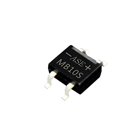 Mb10s Bridge Rectifier 1 5a 1000v Smd With Large Chip In Soic 4 Package 1