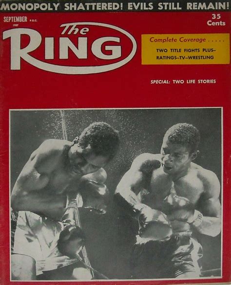Ring The September 1957 Ring The September 1957 American Boxin