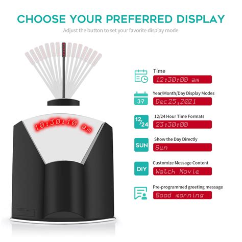 Mua Floating Led Message Clock Programmable Digital Message Clock For