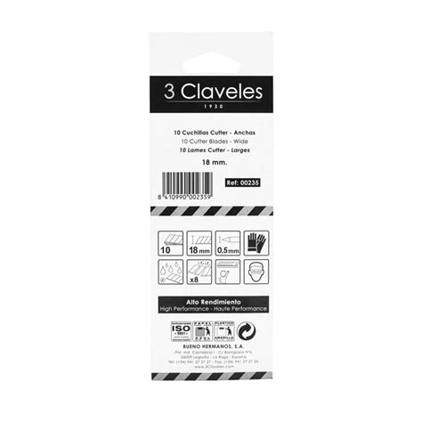 Cuchillas Mm Claveles