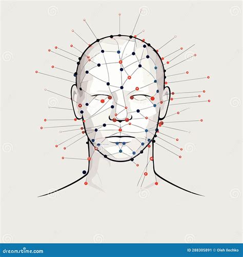 Acupuncture Body Close Up Vector Flat Isolated Illustration Stock