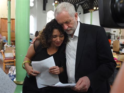 Jeremy Corbyn And Theresa May Visit Grenfell Tower Fire Disaster