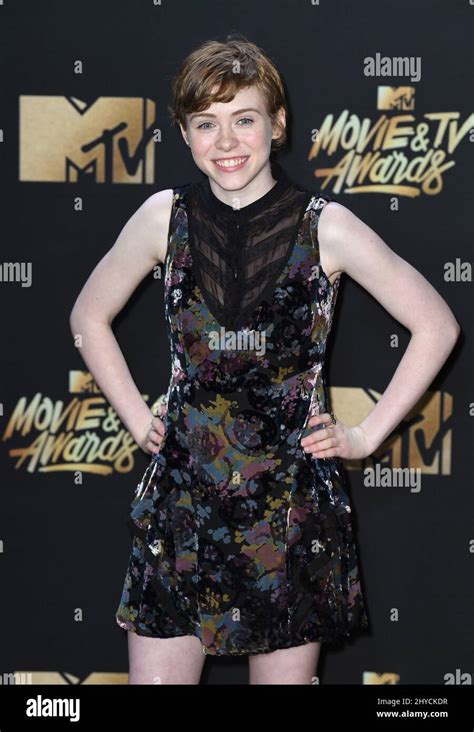 Sophia Lillis Attending The 2017 Mtv Movie And Tv Awards Held At The