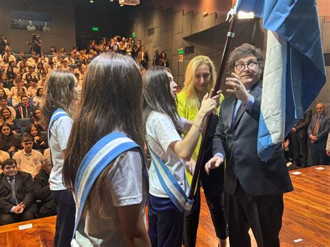 Milei Participó De La Inauguración Del Ciclo Lectivo Del Colegio