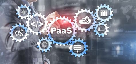 Platform As A Service PaaS Cloud Computing Services Concept Stock Photo Image Of Saas