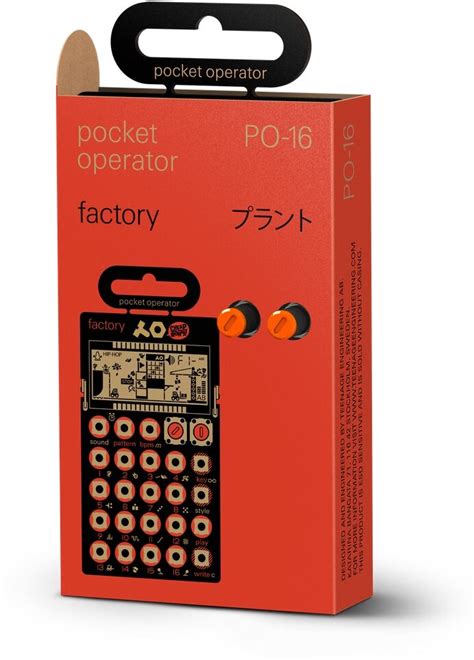 Teenage Engineering Po 16 Factory Pocket Operator Synthesizer