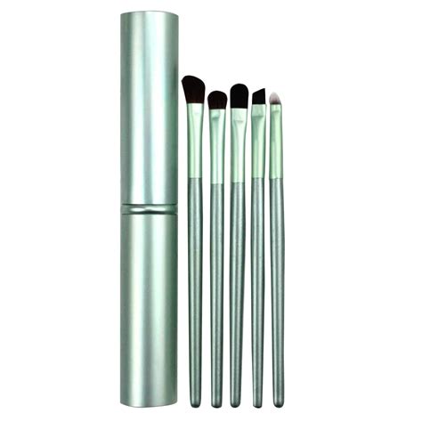 5 Stück Make Up Pinsel Reise Profi Make Up Pinsel Set Mit Etui