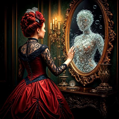 Otherworld Bubble Reflection Bubble Reflection Woman In V