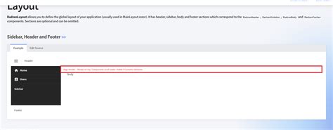Page Top Header Radzen Blazor Components Radzen