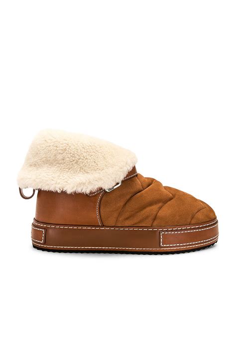 Chloe Maxie Boots In Luminous Ochre Fwrd
