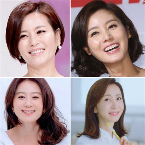 50대헤어스타일 중년여성 우아하고 예쁜머리 숏컷 단발 긴머리까지 네이버 블로그